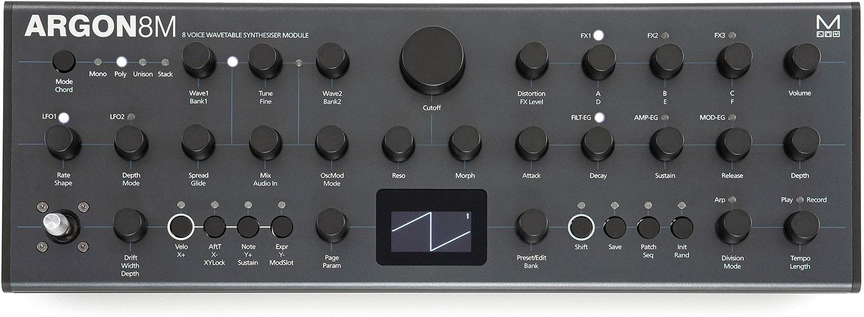 Amazon.com: Modal Electronics ARGON8M 8 Voice Polyphonic Wavetable ...