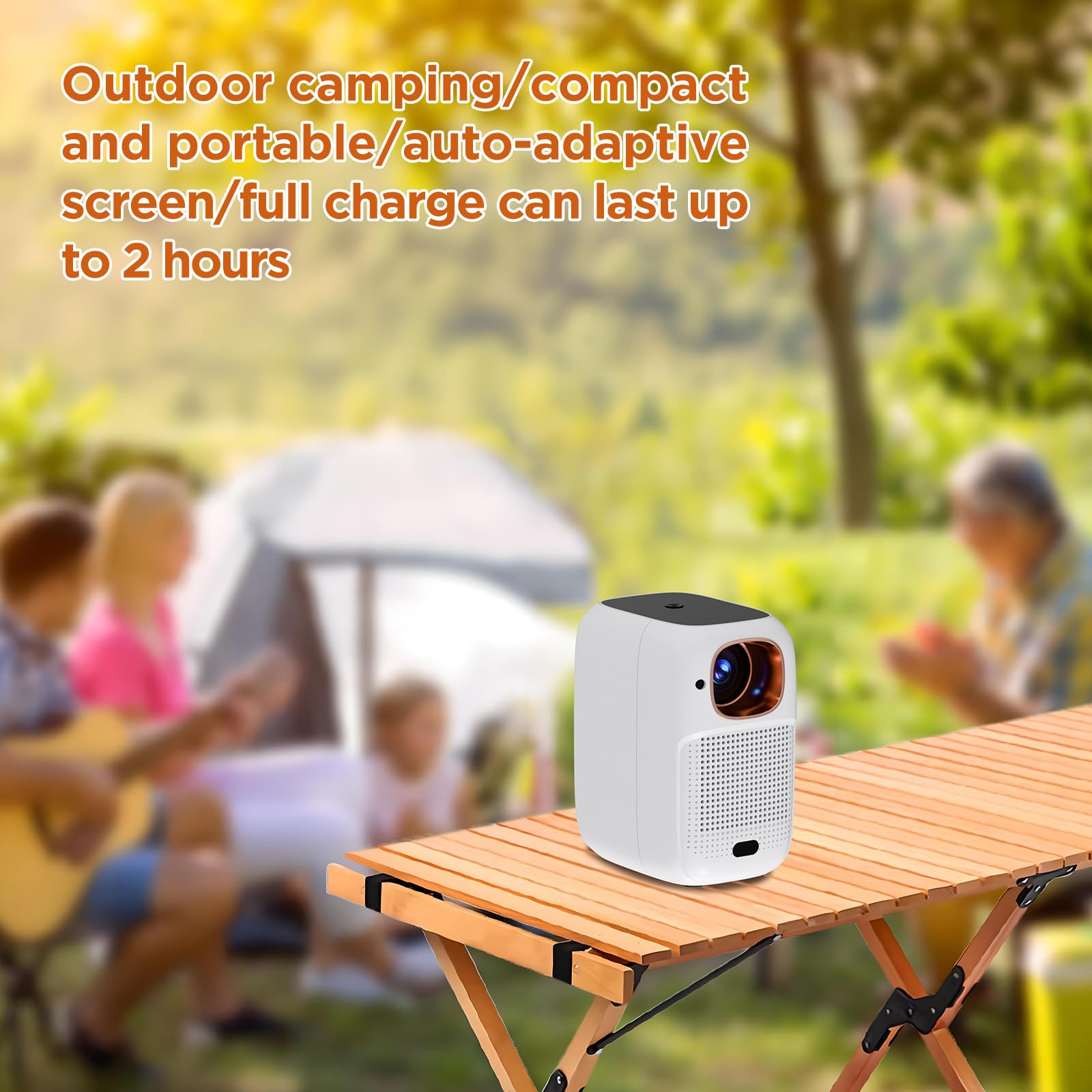 Snapklik.com : Built-in Battery Projector, 4K Projector