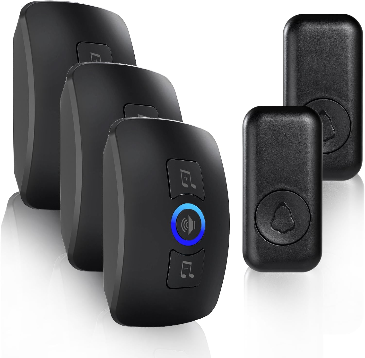 AVANTEK D-3B Wireless Doorbell Set & AVANTEK CR-1 Add-on Plug-in ...