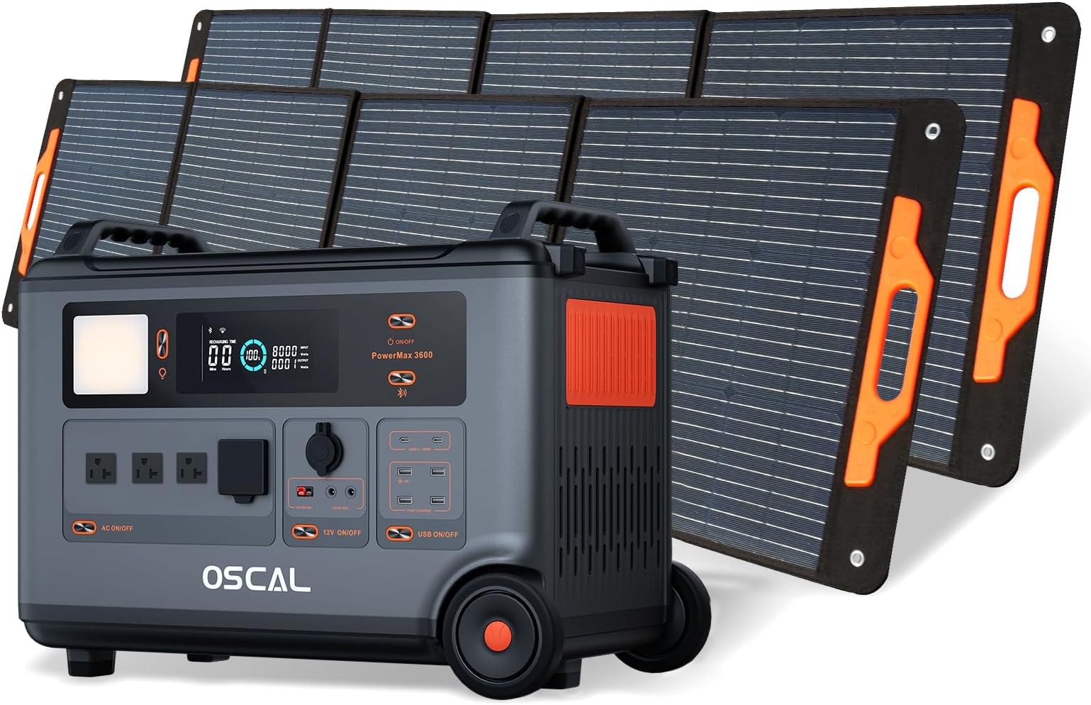 Amazon.com: OSCAL PowerMax 3600(Peak 6000W) Portable Power Station with ...