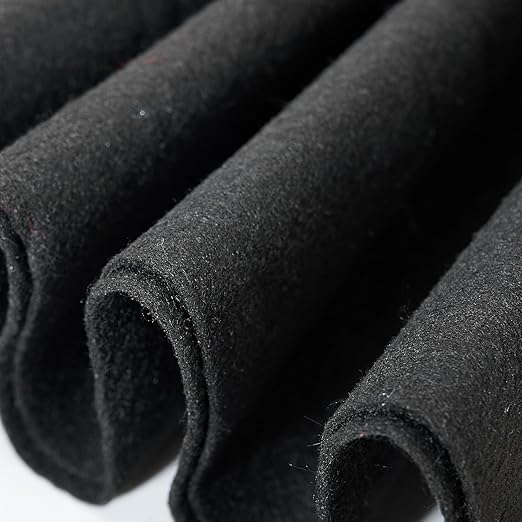 Amazon.com: Soft Black Felt Fabric 36"X 18"/ 1.6mm Thick Sewing Patwork ...