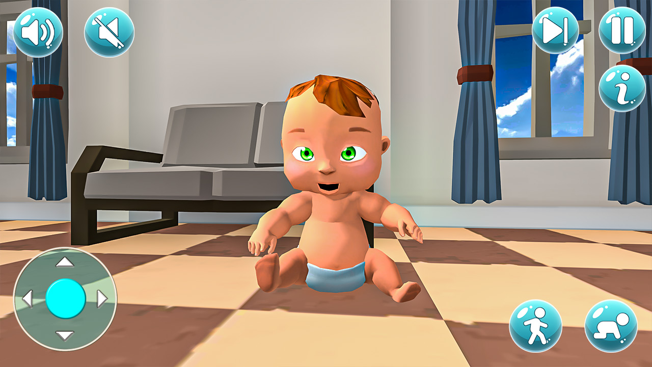 Where is your Virtual Naughty Baby and Daddy Fun Game: Find Baby ...