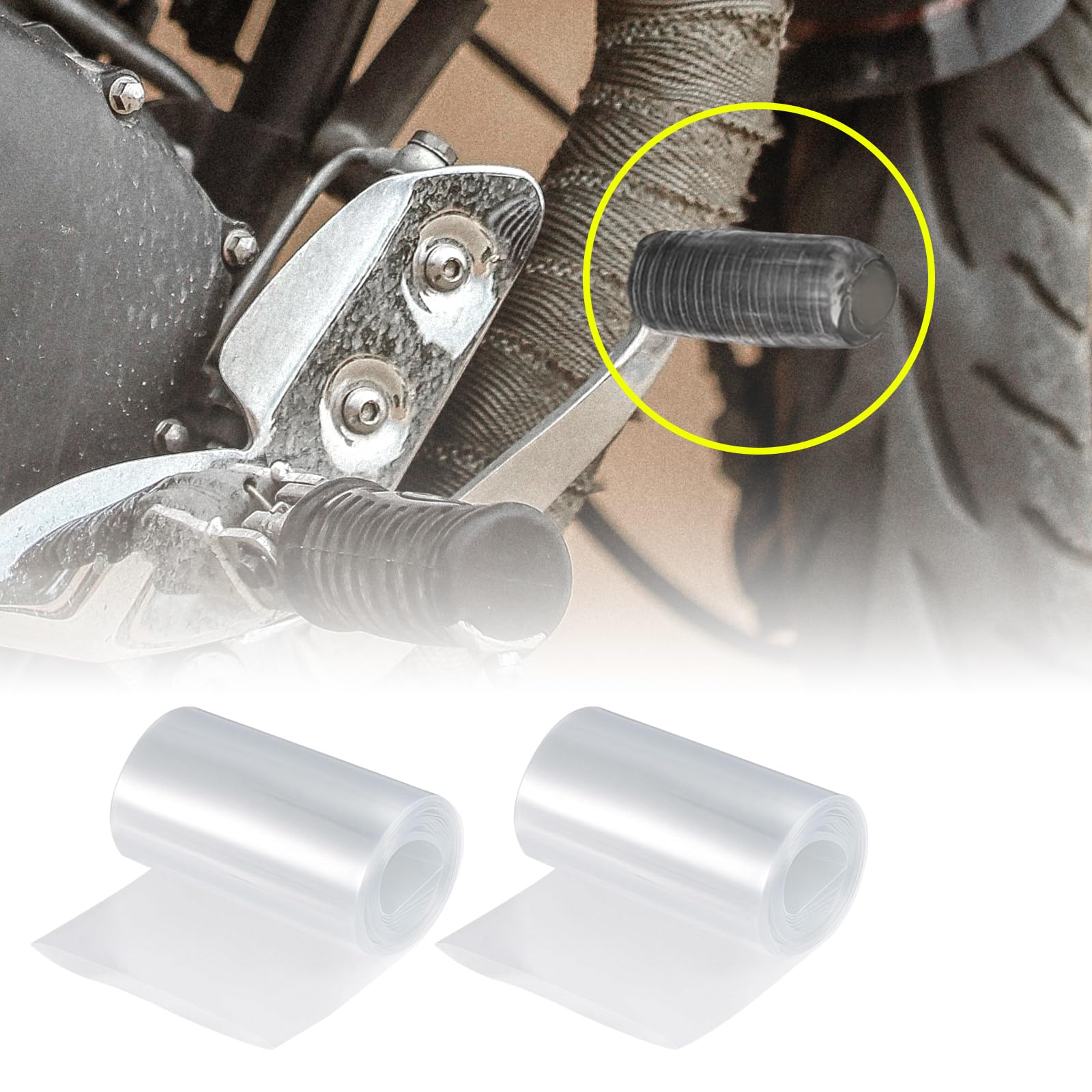 Amazon.com: Motorcycle Shrinkable Shoe Cover,Motorcycle Shift Shifter ...