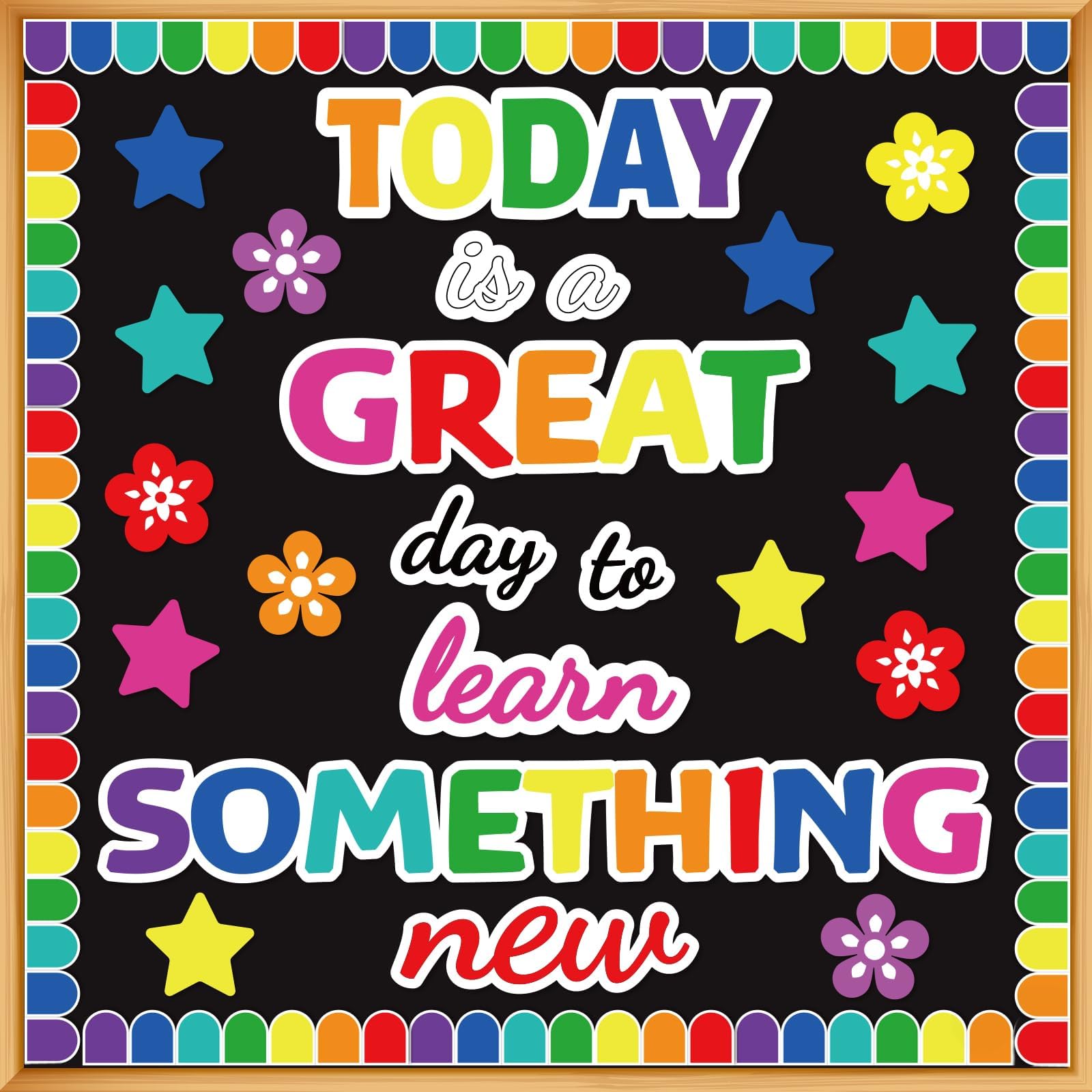 Amazon.com: LioNergy Classroom Bulletin Board Decoration Set Welcome ...
