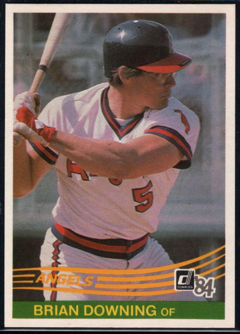 Amazon.com: 1984 Donruss #423 Brian Downing California Angels Baseball ...