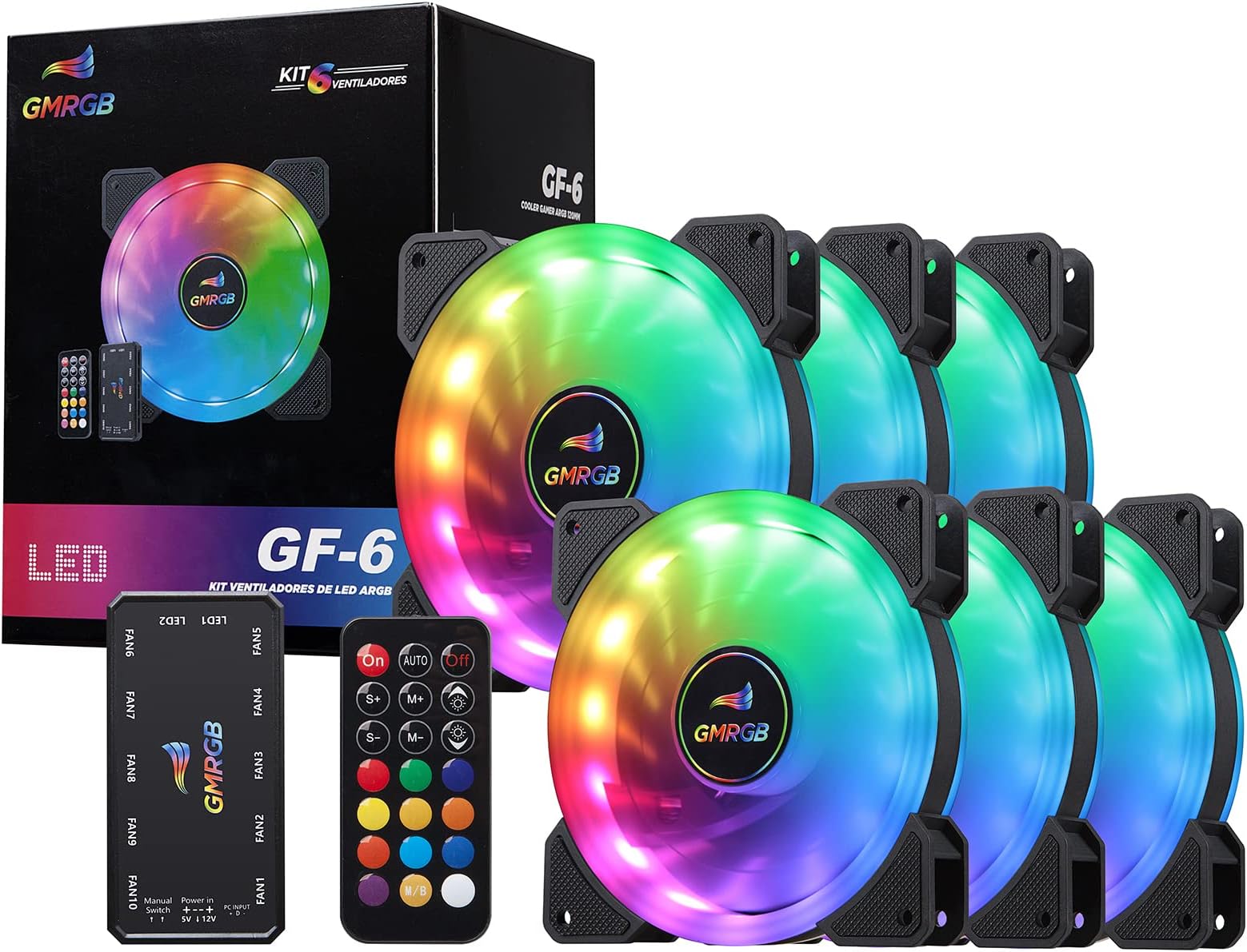 Ventoinhas RGB Corsair iCUE LINK QX120 RGB, 120 mm, pacote com 3, preto | Amazon.com.br