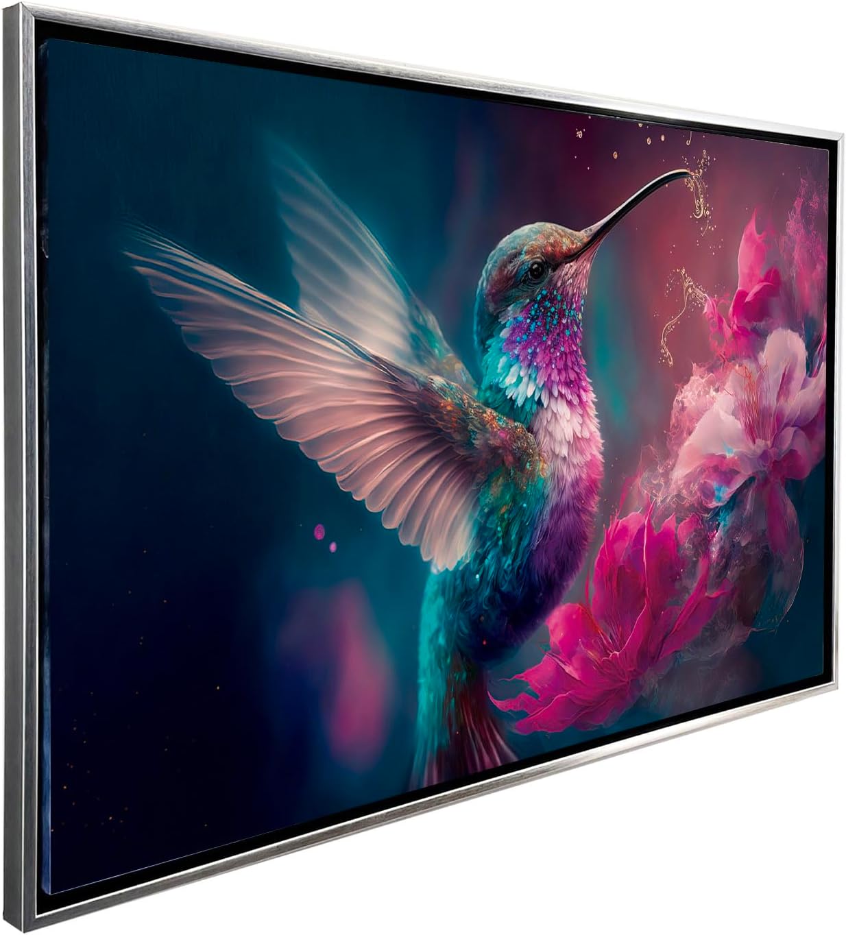 Ideas Creativas In-Cuadro Decorativo Moderno Con Marco Flotante Colibri ...