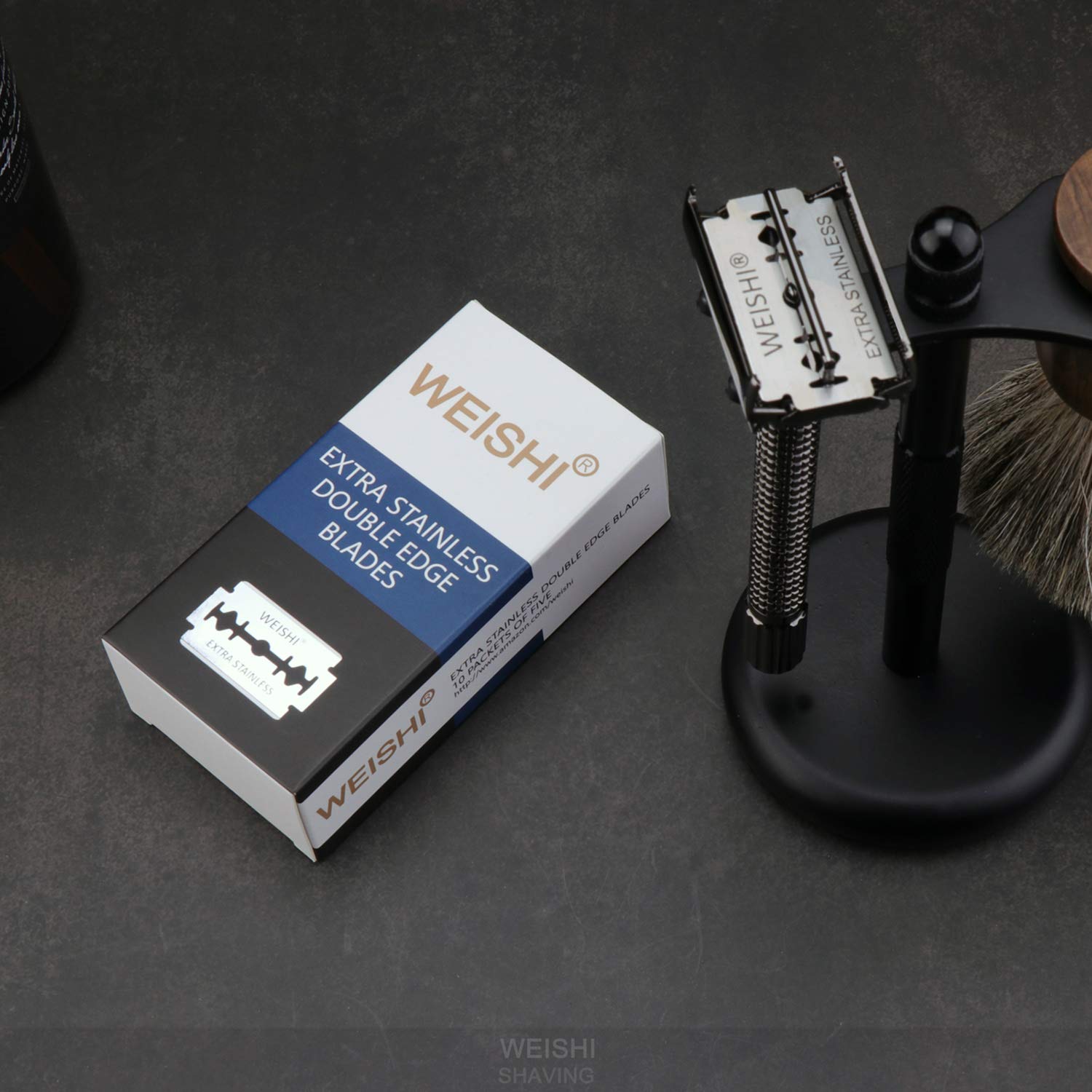 50 Count Double Edge Safety Razor Extra Stainless Blades