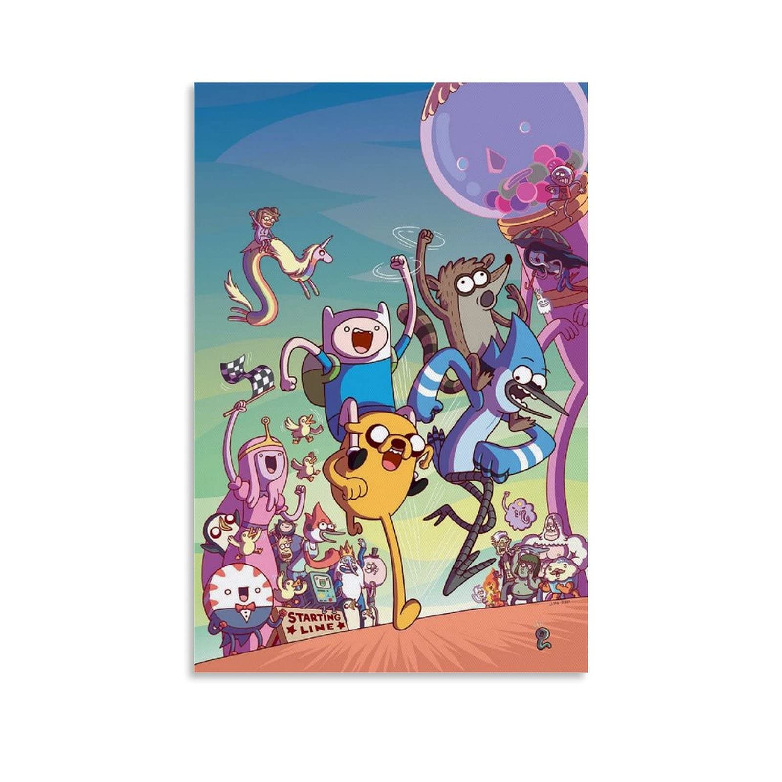 Regular Show And Adventure Time Anime