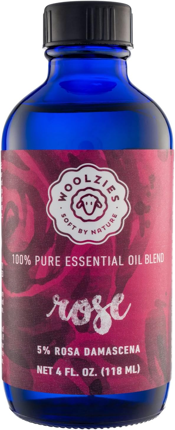 Amazon.com: Woolzies Best Natural Rose Essential Oil Blend 1 Oz ...