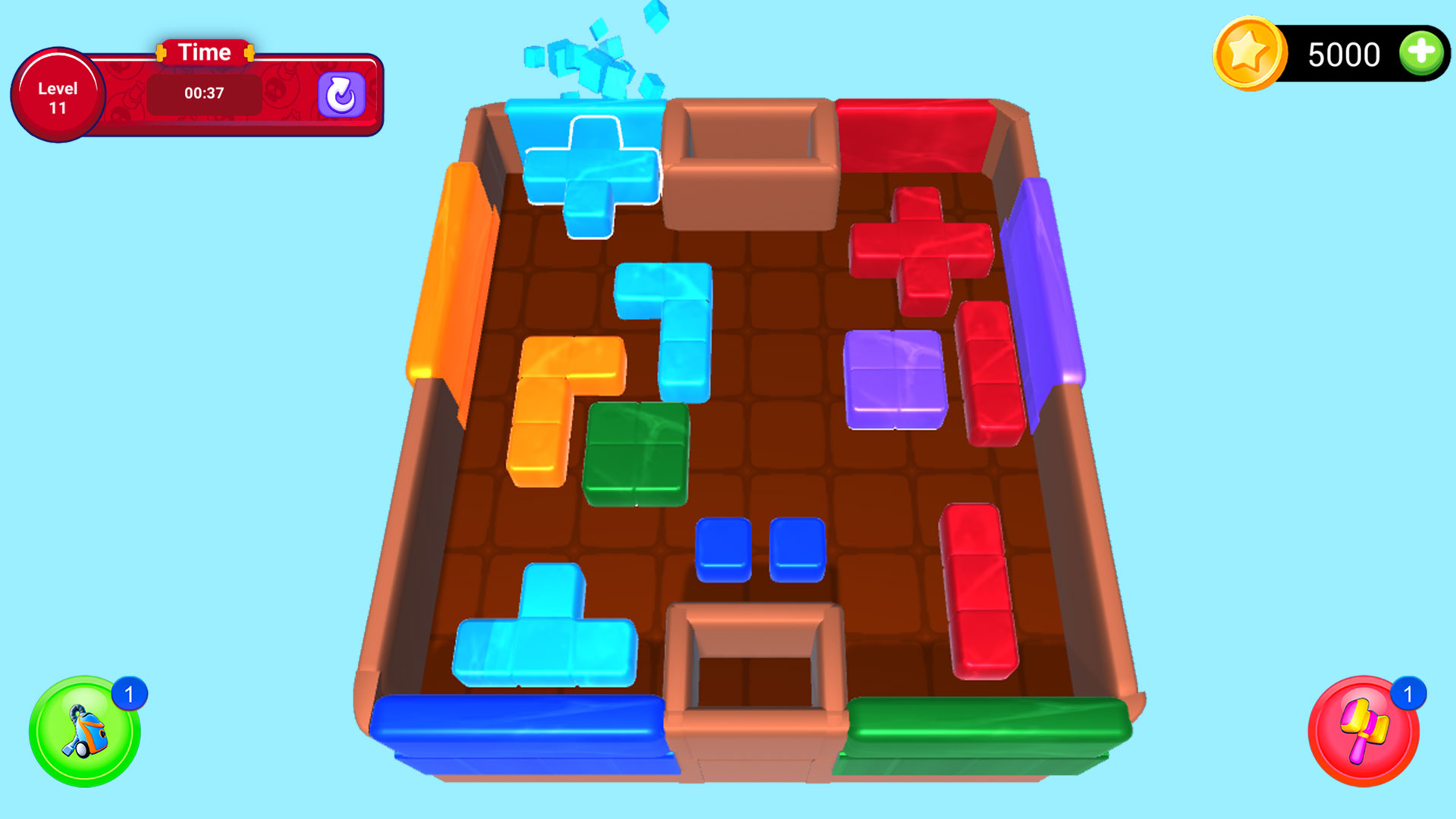 Wood Color Block Jam Puzzle Master: Block Away Blast Challenge Color ...