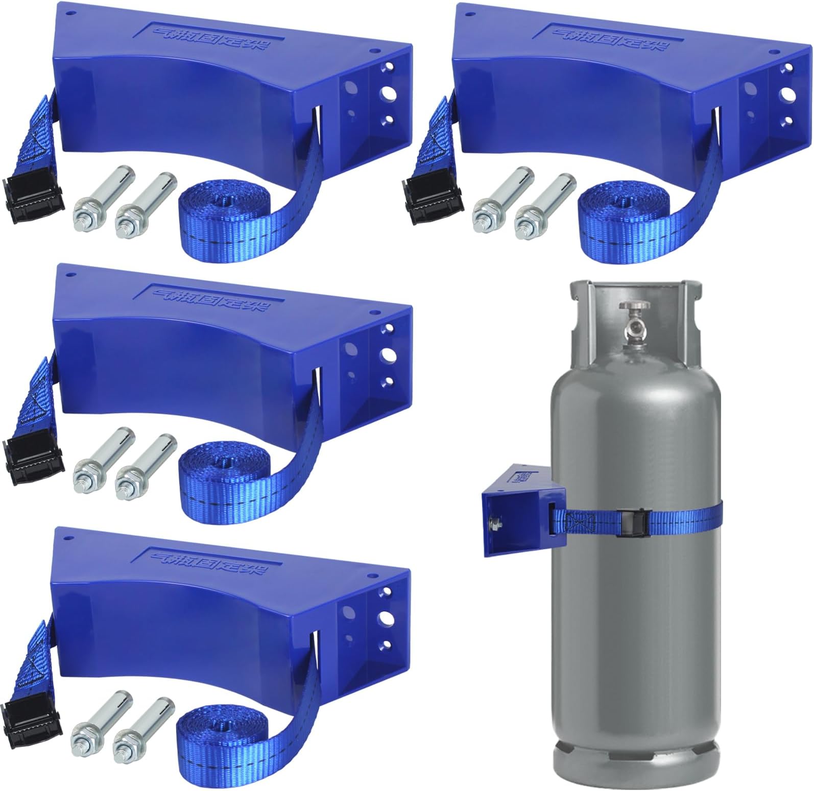 Amazon.com: Zhichen star Propane Tank Holder，Propane Tank Mount，Steel ...