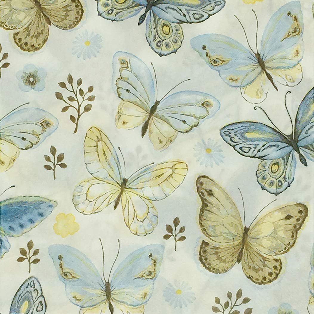 Amazon.com: Colored Paper Napkins, 20 Count Shabby Chic Napkins for ...