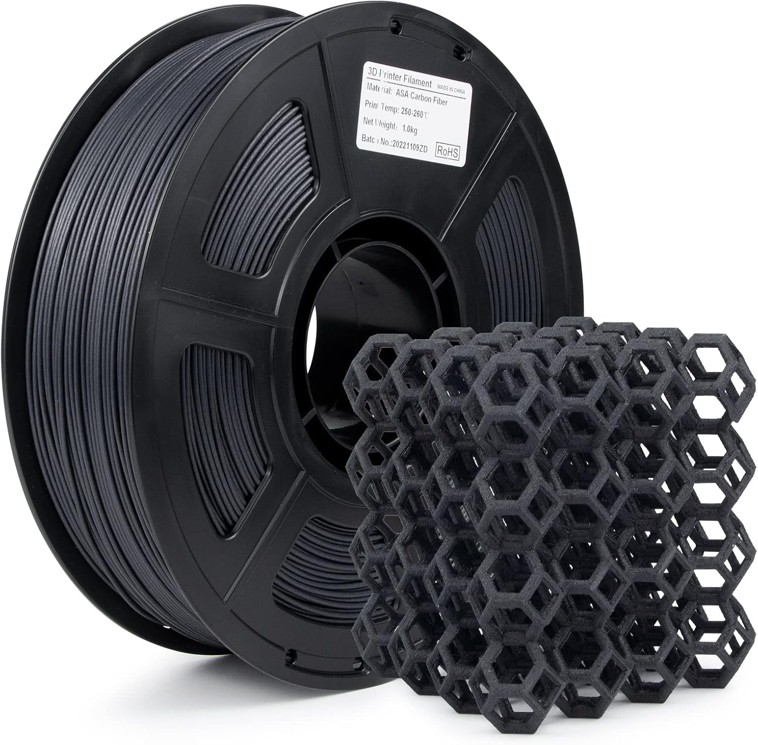 IEMAI ASA Kohlefaser Filament 1,75 mm, Carbon Fiber Filament mit 20% ...