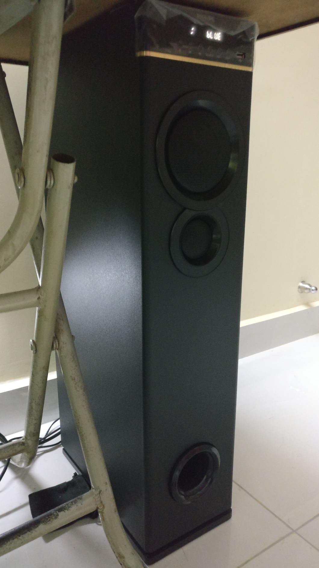 Philips Audio SPA9125 2.0CH 130W Multimedia Tower Speakers with ...
