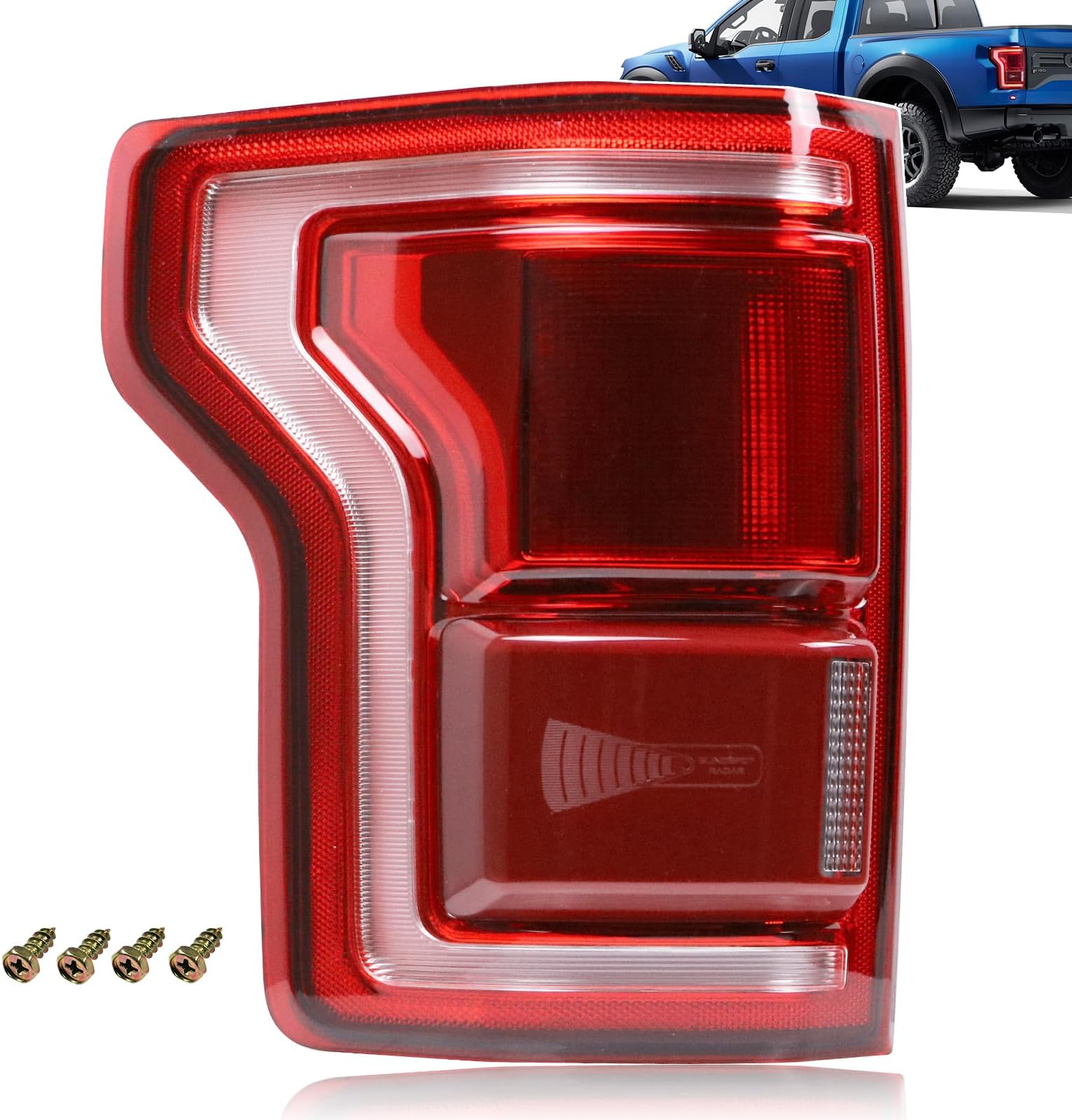 Amazon.com: 2015-2016 Ford F-150 Left Driver LED Tail Light Lamp w ...