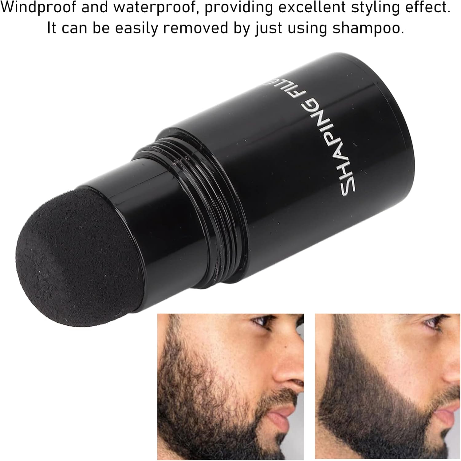 Beard Building Fibres Powder, Fibres for Naturally Thicker Looking ...