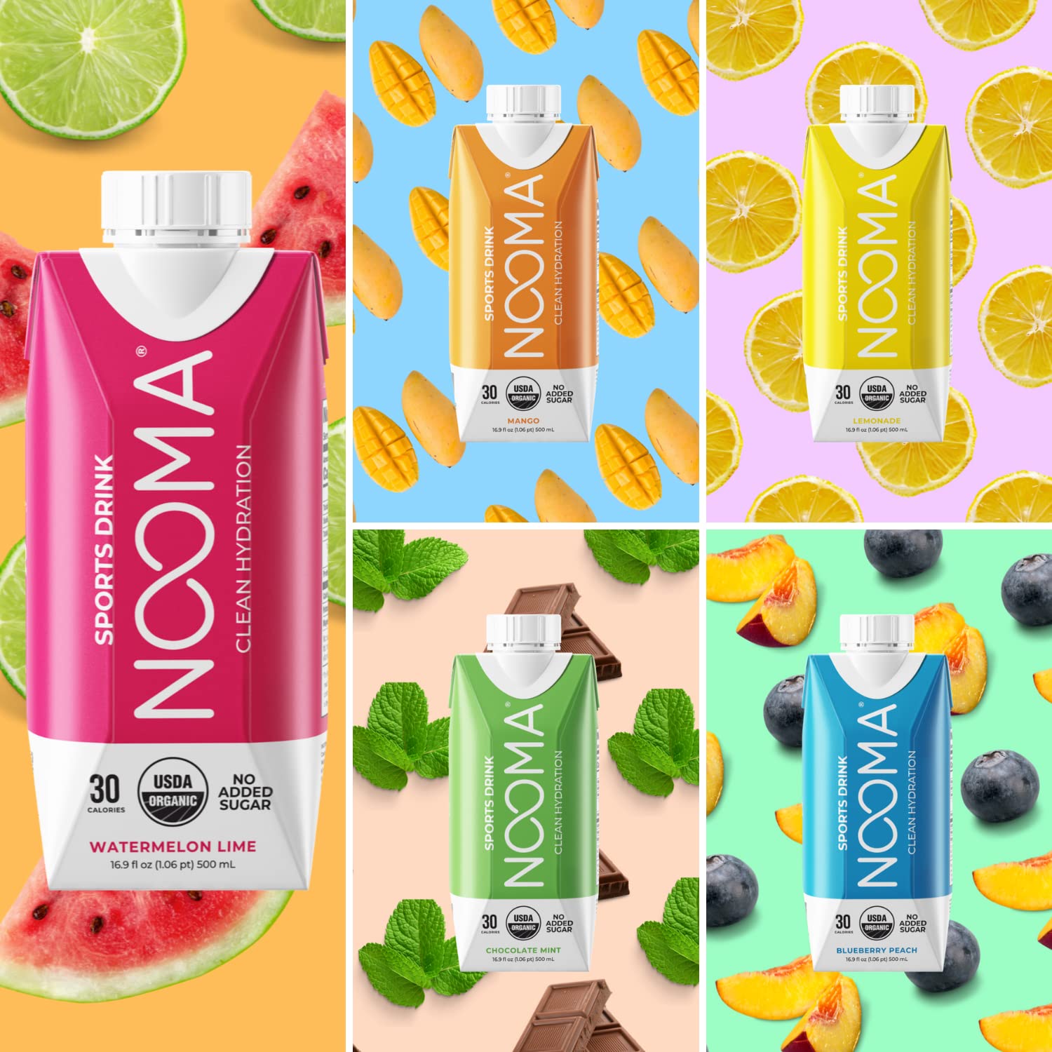 Buy NOOMA Organic Electrolyte Sports Drink | Electrolyte Drink with ...