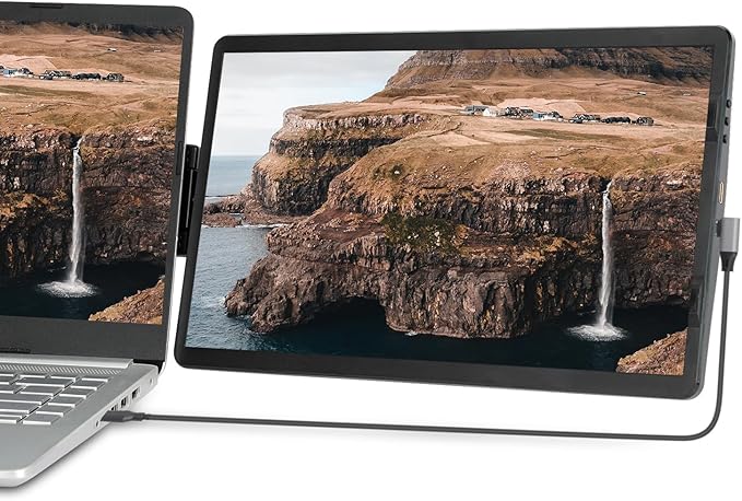 nerhemg Laptop Screen Extender,Portable Monitor Extender Dual Screen 11 ...