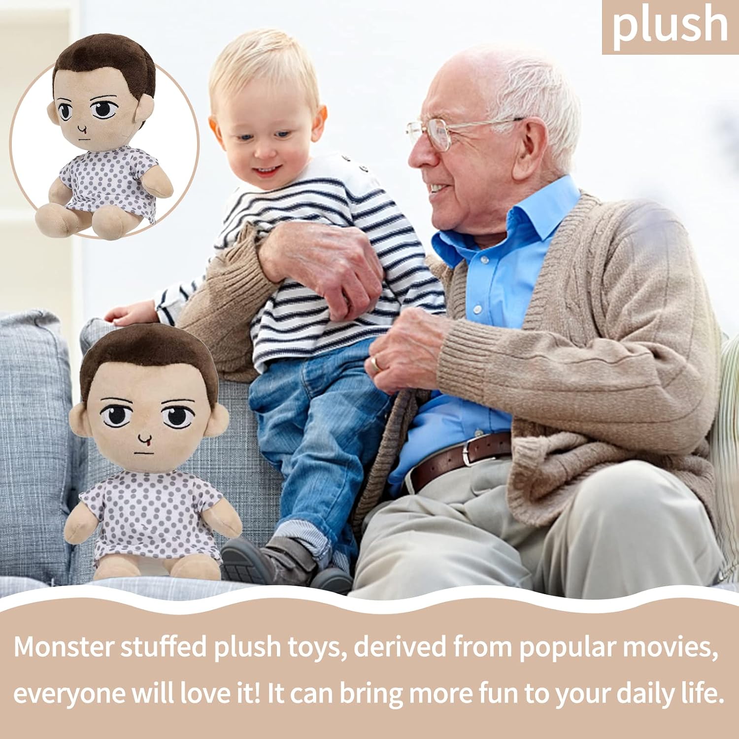 Buy Stranger Plush Toy, 8.7 Plush Cute Cartoon Stranger Stuffed Animals ...