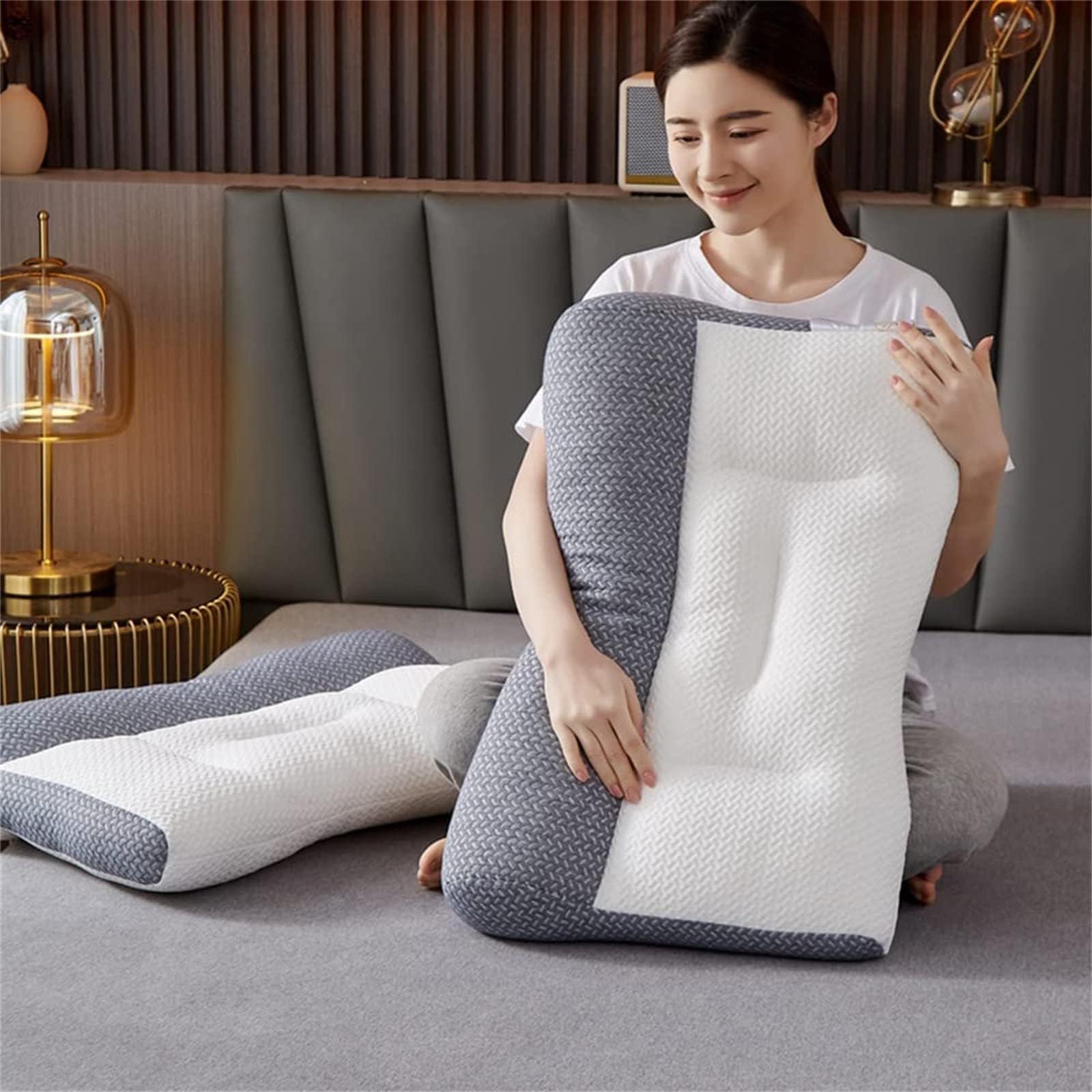 Lunderg CPAP Pillow for Side Sleepers - Includes 2 Pillowcases ...