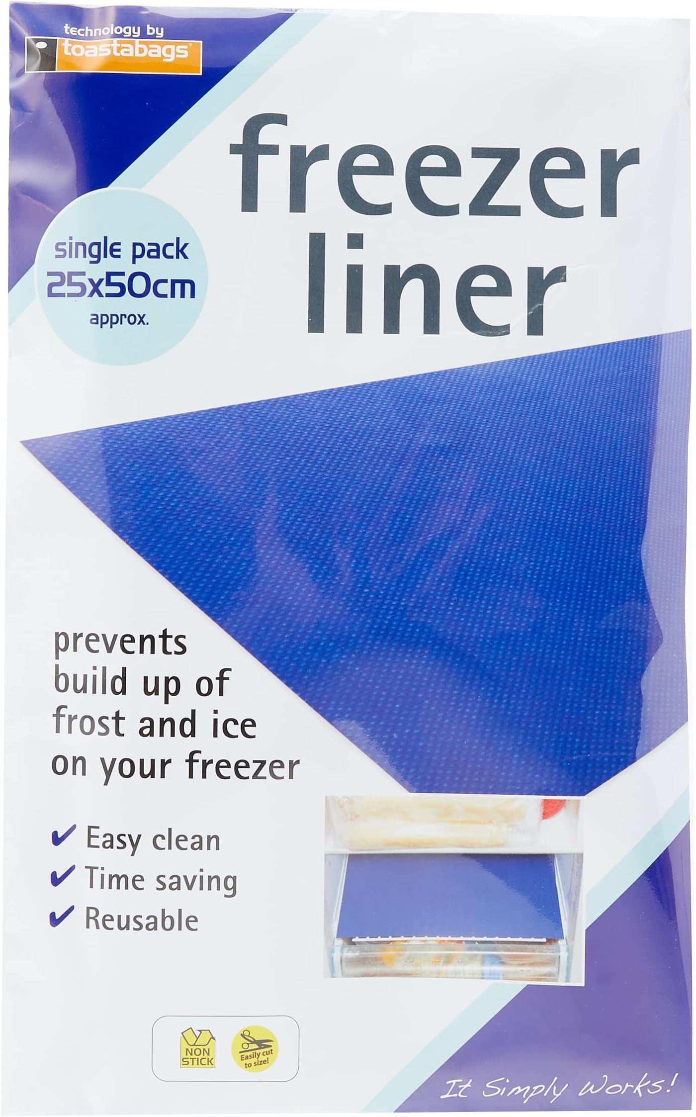 Toastabags Freezer Liner, pack of 2, frost mat. Prevents build up of ...