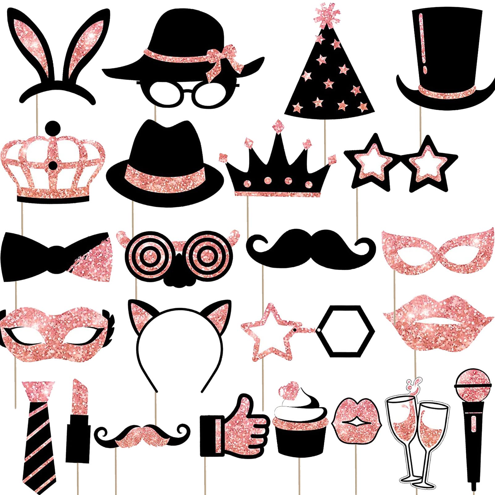 Buy Photo Booth Props,Colorful Party props,Funny photo props,photo ...