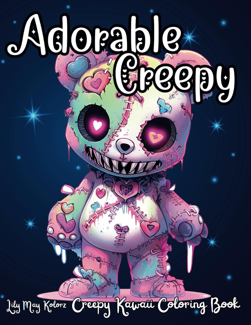 Amazon.com: Adorable Creepy Coloring Book with Spooky Gothic Cute ...