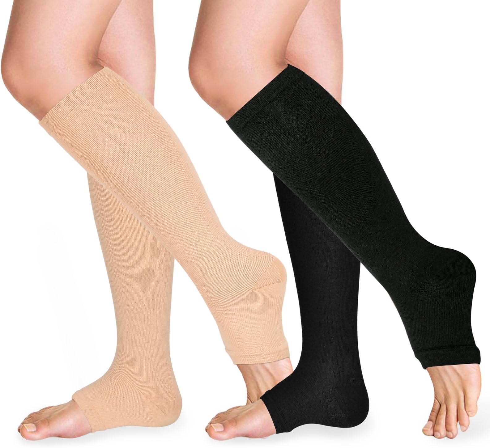 Amazon.com: JOBST® Relief 15-20mmHg Compression Stockings Knee High ...