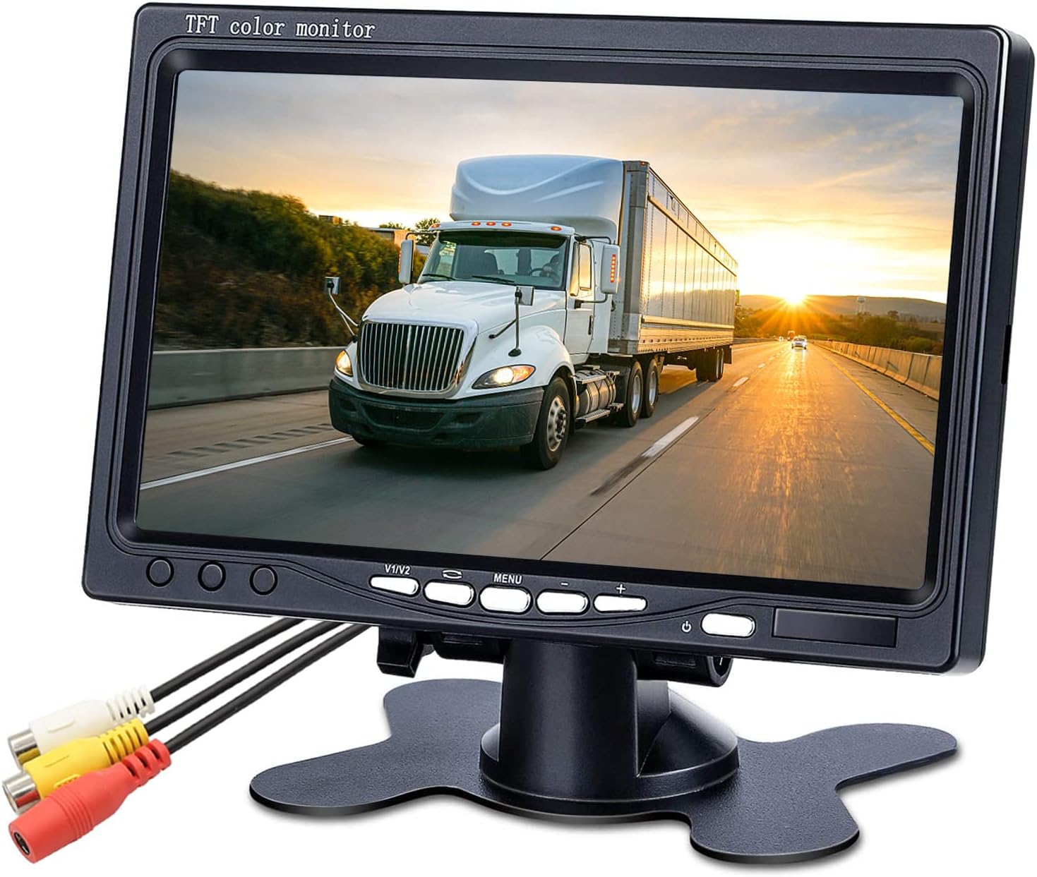 Amazon.com: B-Qtech 7 inch HD Vehicle Backup Camera Monitor only, Rear ...