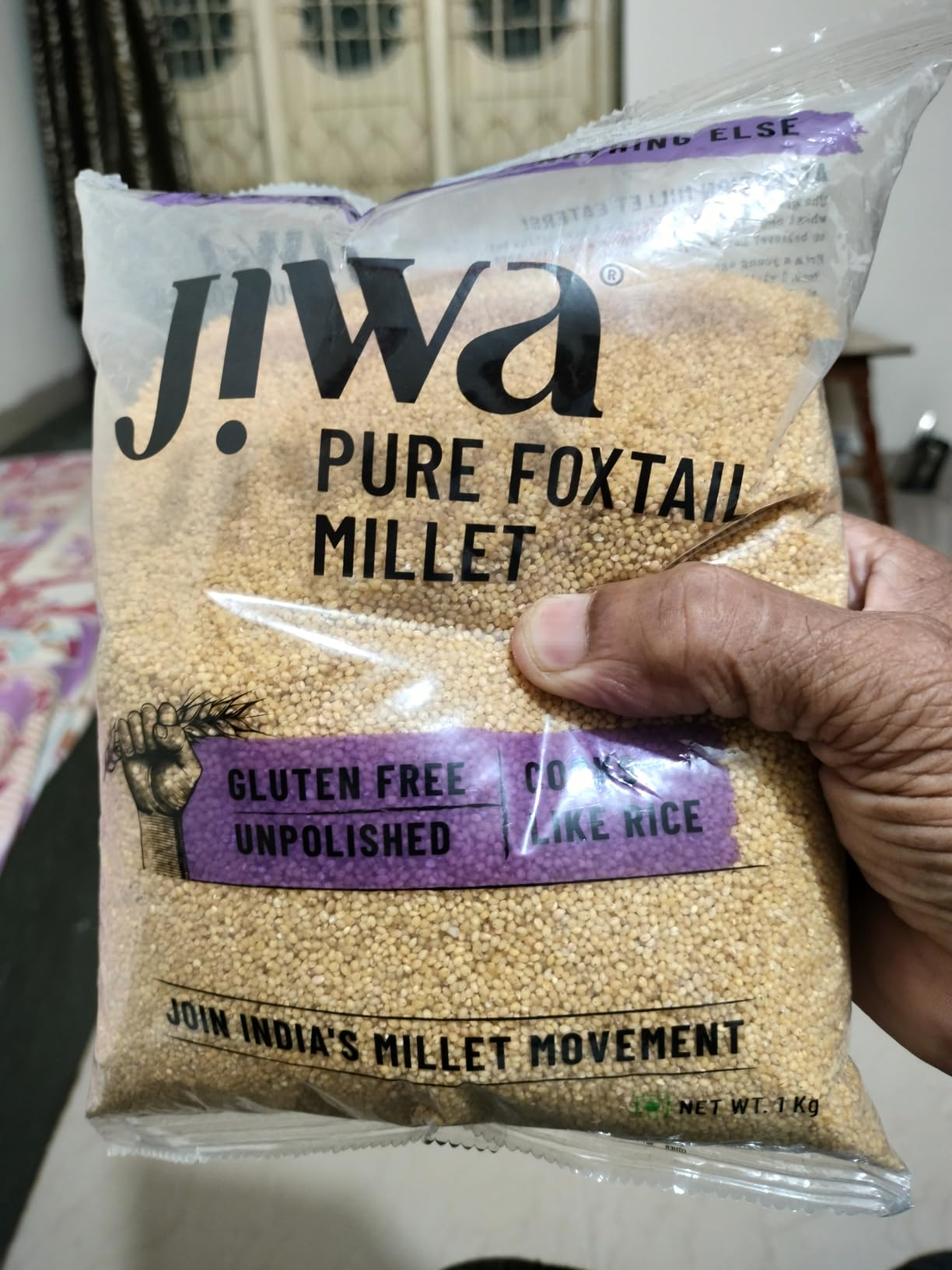 Jiwa Pure Foxtail Millet | Unpolished | Cooks In 15 Minutes | Positive ...