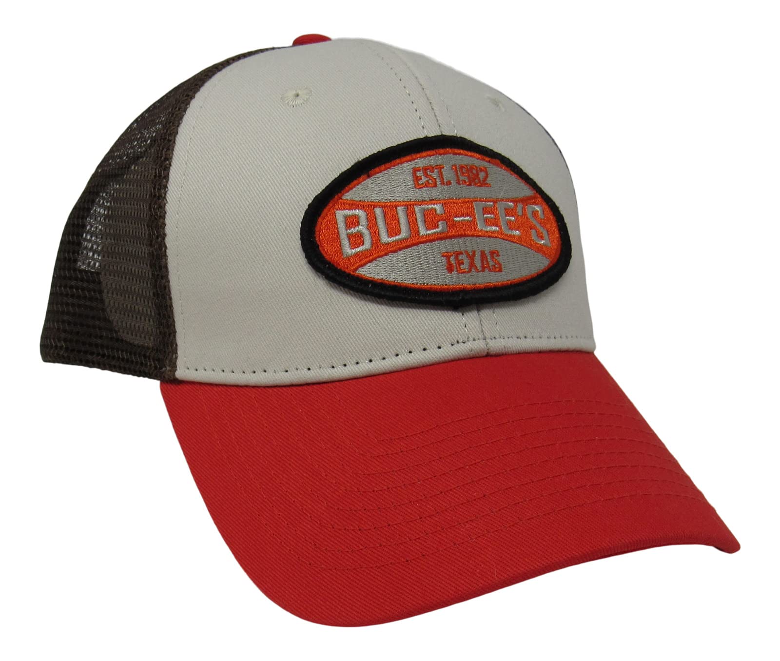 Buc-ee's Brown, Tan and Orange Adjustable Baseball Cap with The Word ...