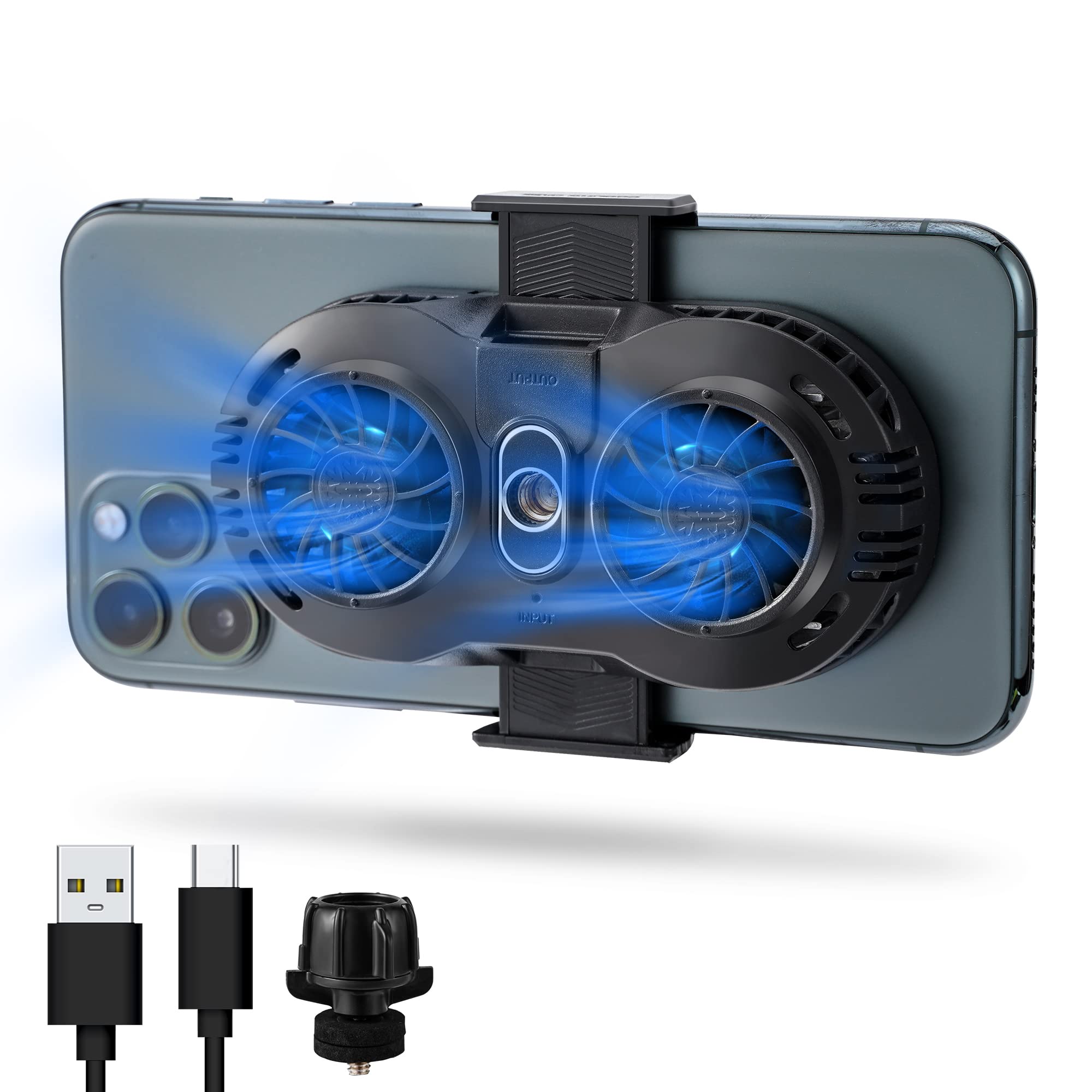 Buy Phone Cooler, Cellphone Radiator with Dual Semi-Conductor Cooling ...