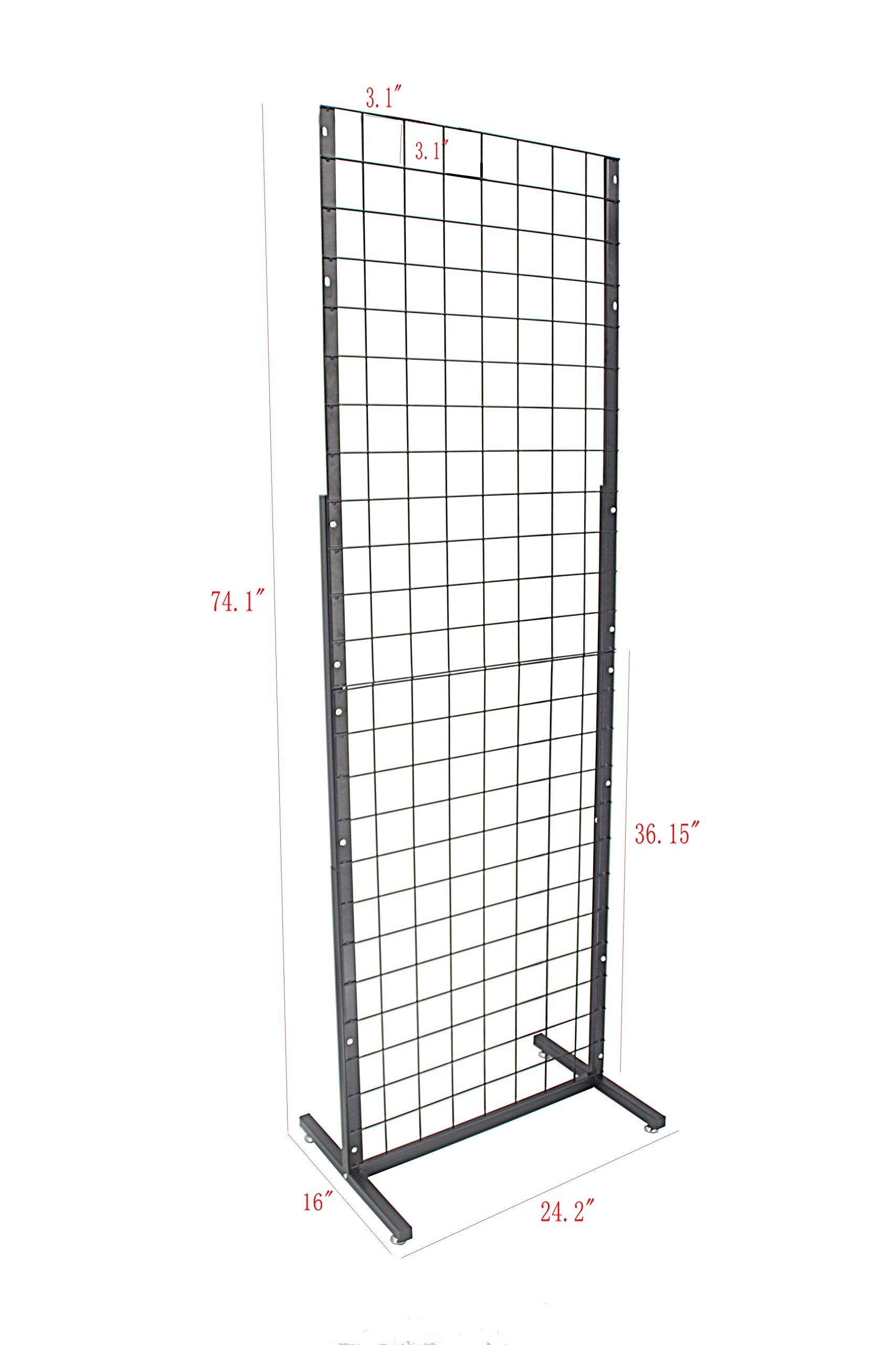 Grid Wall Panel Display Jenified Wire Grid Wall Display Rack With ...