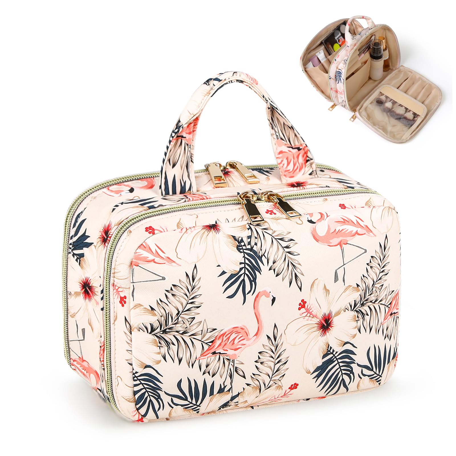 Lubardy Cosmetiquera para Maquillaje Bolsa de Maquillaje para Mujer ...