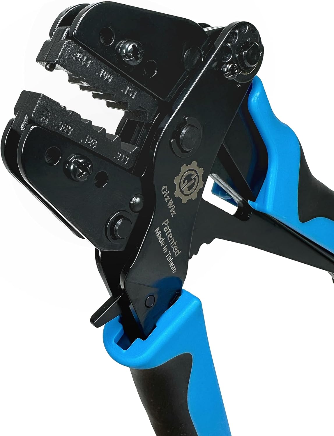 GIZWIZ Interchangeable Parallel Ratchet Crimp Tool for Coaxial ...