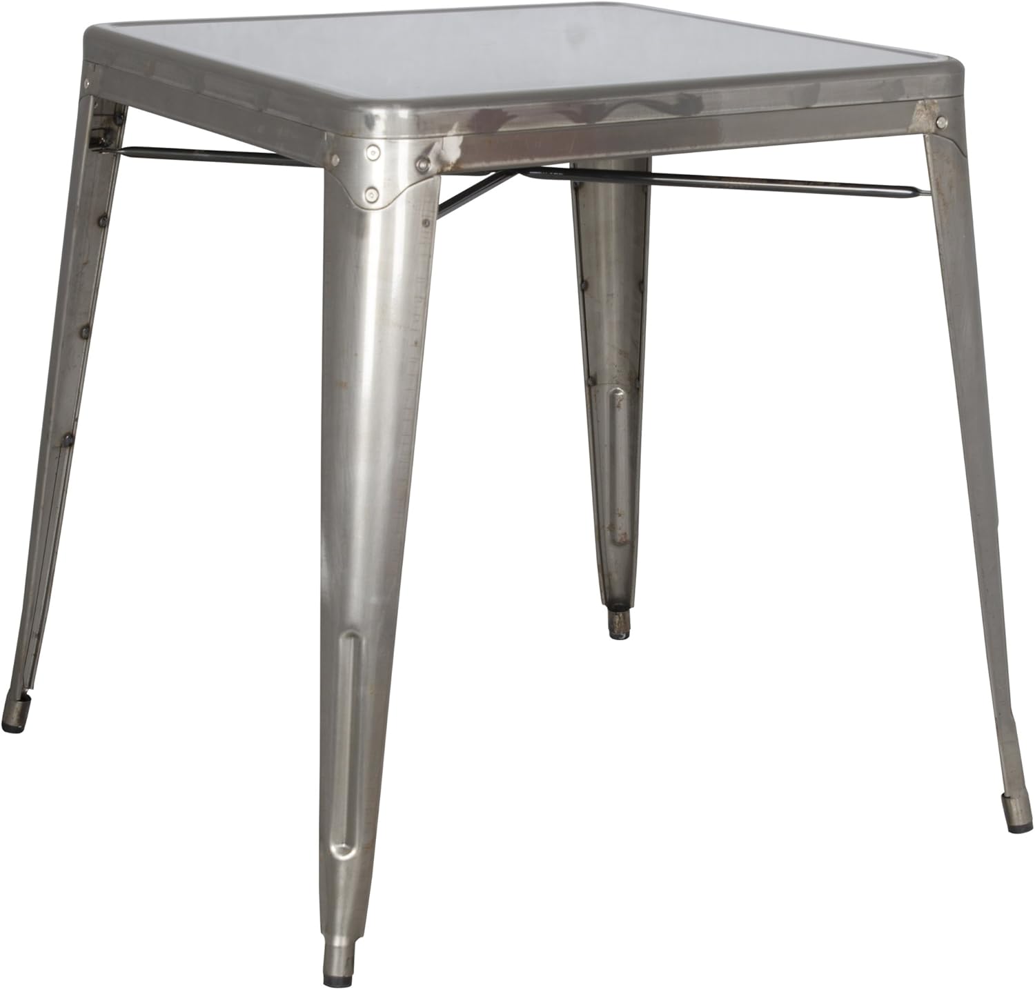 Amazon.com - MILAN Irene Steel Dining Table, Gun Metal - Tables