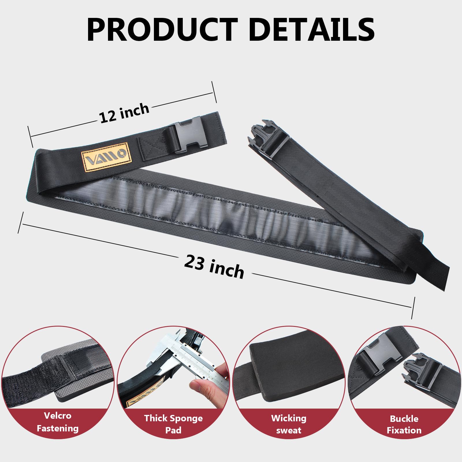 Snapklik.com : Hip Thrust Belt For Dumbbells Kettlebells,Hip Belt Pad ...