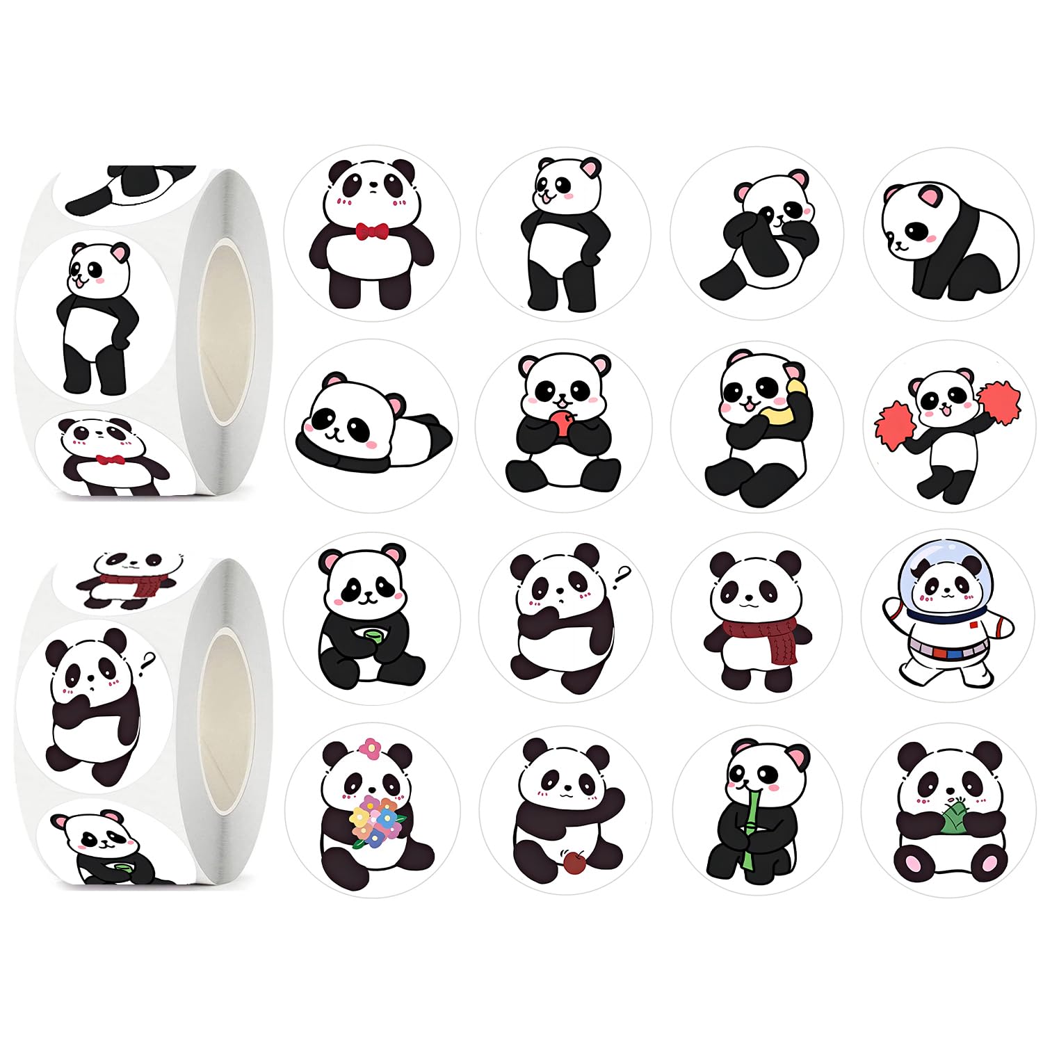 Cute Panda Stickers