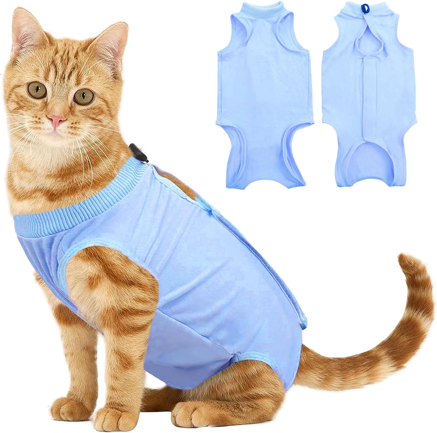 Cat Professional Recovery Suit for Abdominal Wounds or Skin Diseases, E ...