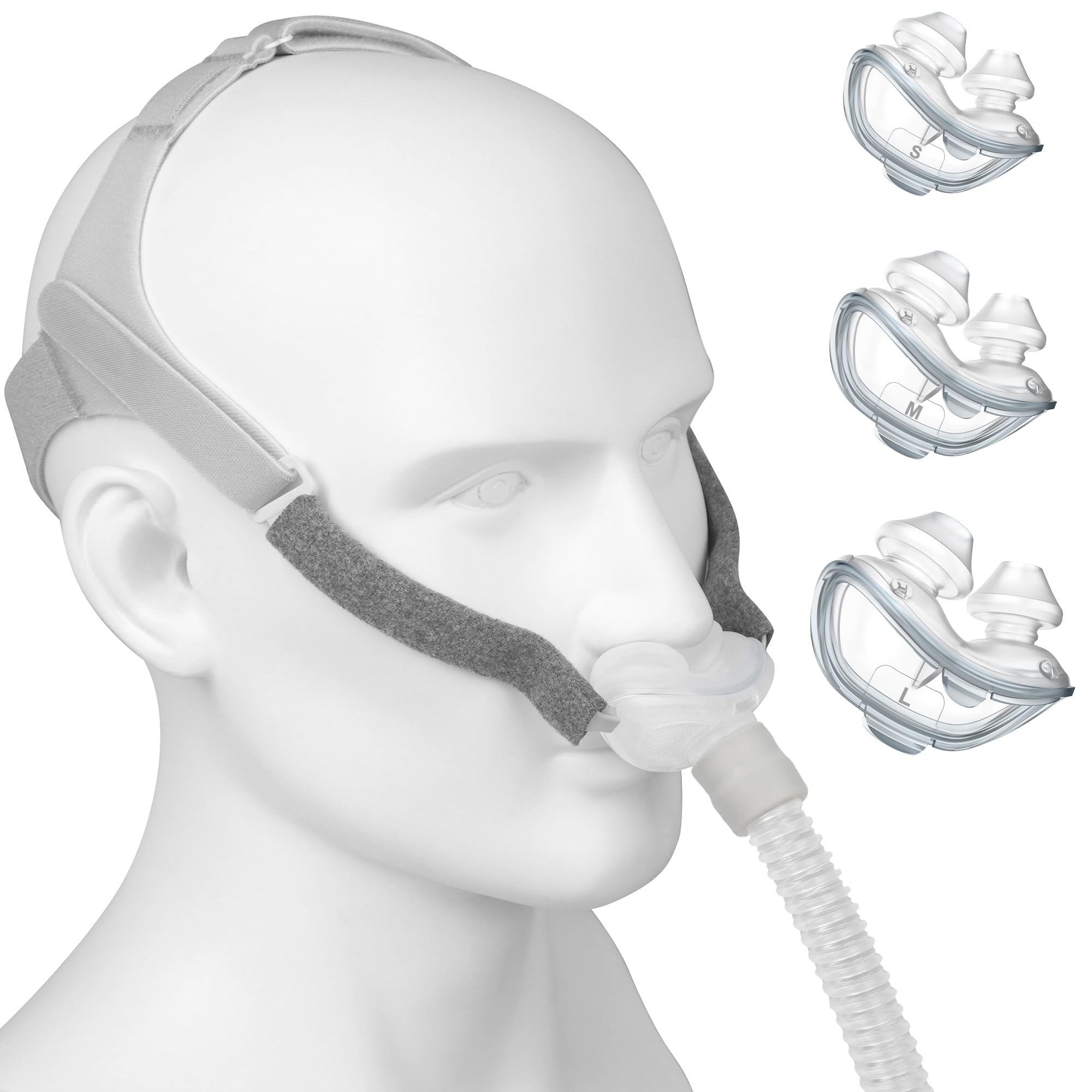 CPAP Head Strap And Clips Replacement Medihealer Replacement Frame Kit ...