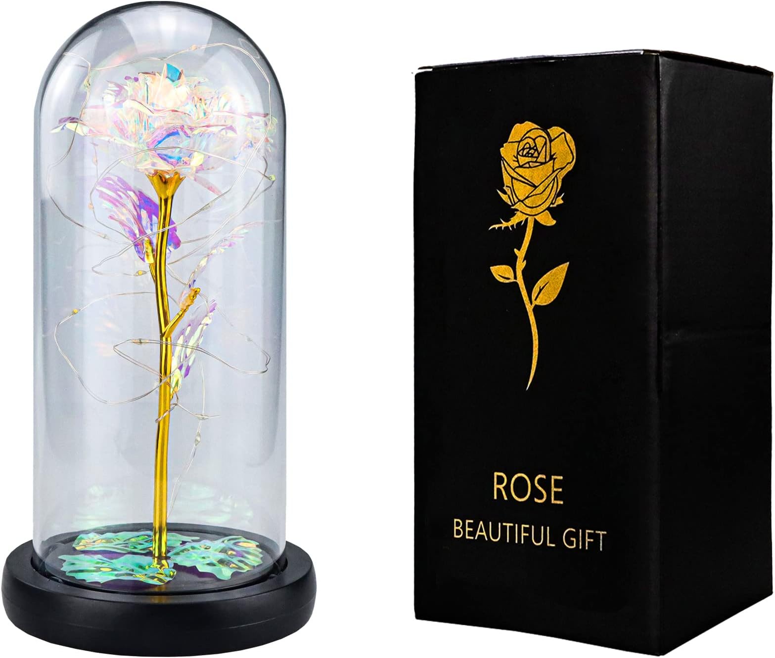 Amazon.com: INOGIH Galaxy-Artificial Rose-Flowers-Forever Enchanted ...