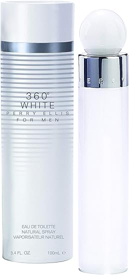 Amazon.com : Perry Ellis 360 White By Perry Ellis for Men 3.4 Oz Eau De ...