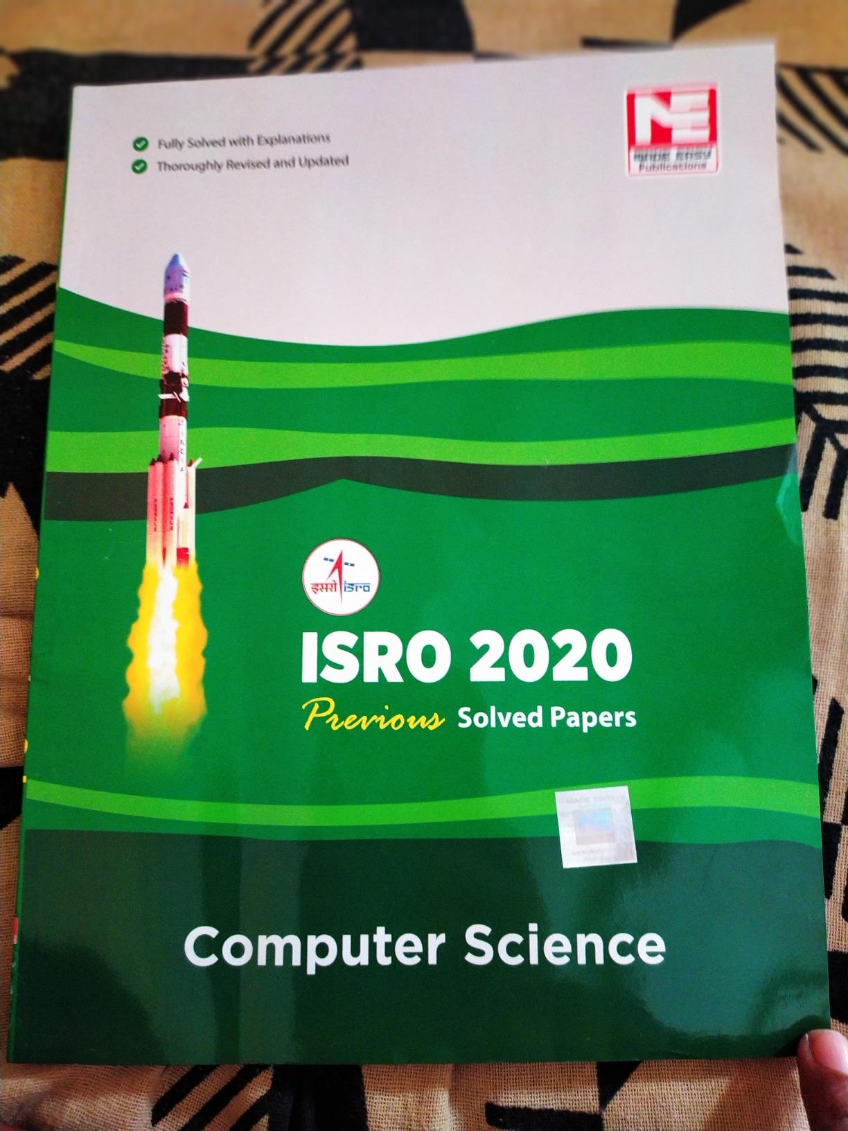 Buy Isro : Computer Science : Previous Solved Papers - 2020 Book Online ...