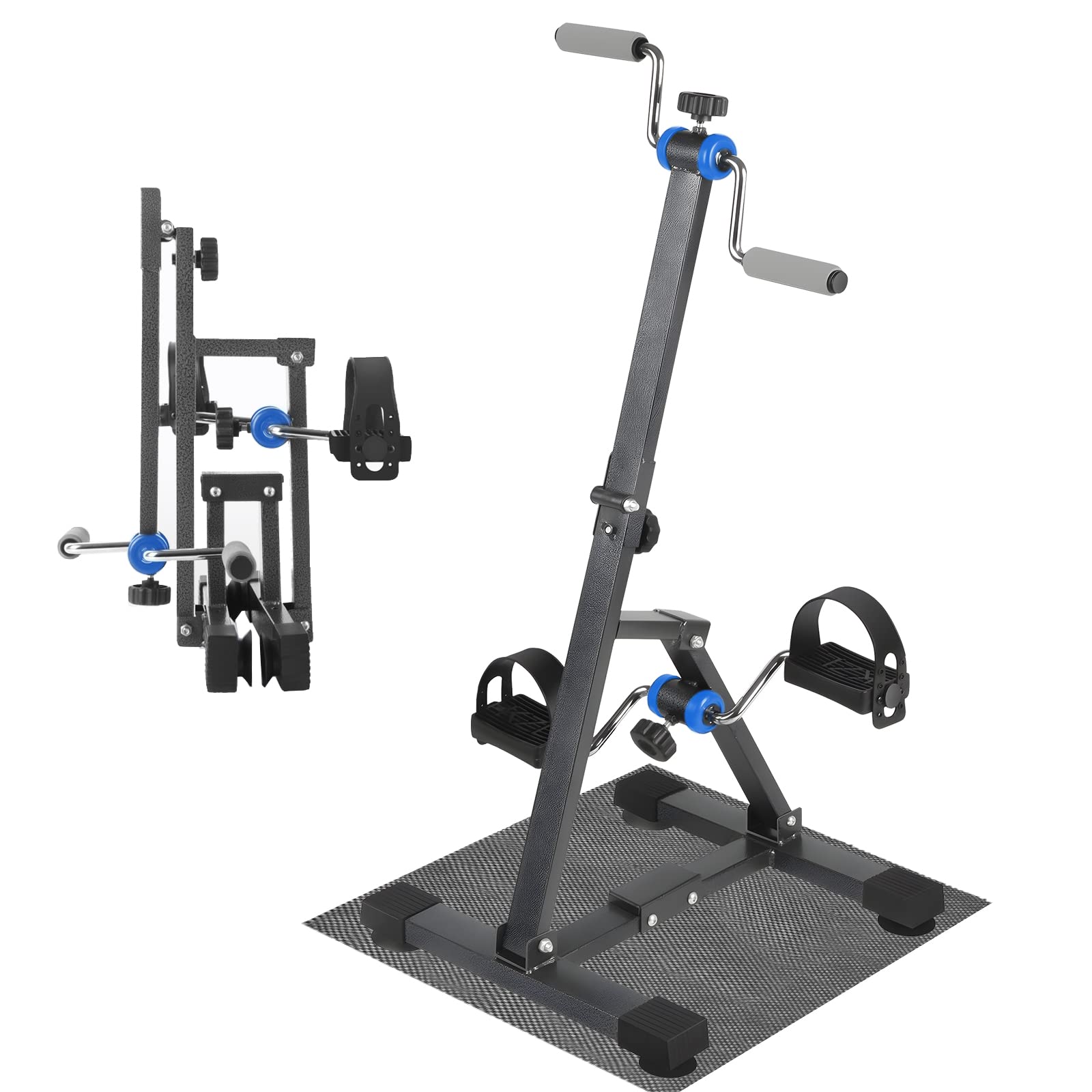 Arm and Leg Pedal Exerciser for Senior - Full Folding Pedal Exerciser ...