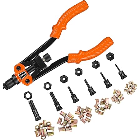 Amazon.com: ZIOJOVK 16”Hand Rivet Nut Tool,Professional Rivet Nut ...