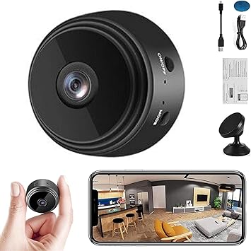 Camtrix Magnetic Mini Security Camera, Mini 1080p HD Wireless Magnetic ...