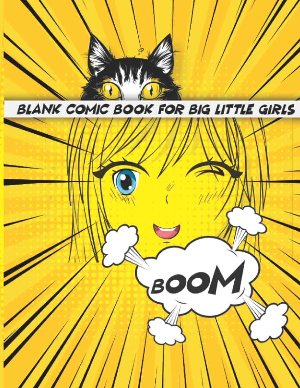 Buy Blank Comic Book for Big Little Girls: Creative Panel Layouts to ...