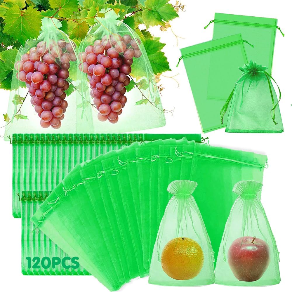 Grape Protection Bags, Pack of 120 Grape Protective Bags, 20 x 30 cm ...