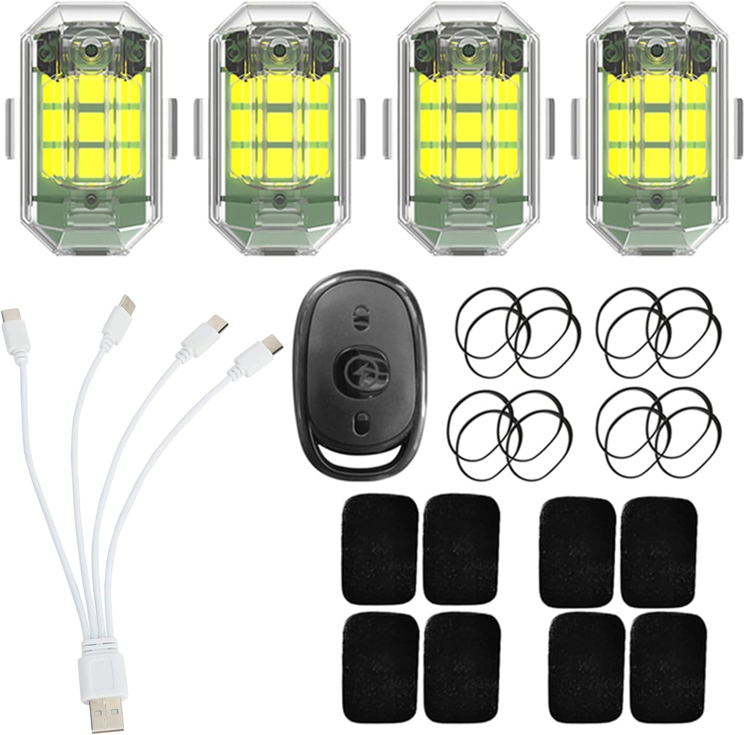 Amazon.com: Wireless LED Strobe Light with Remote, High Brightness 7 ...